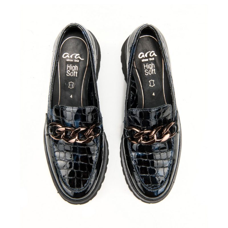 Ženske plitke cipele Ara-12-31209.14/F/1/2 plave ravne - Creator obuća ...