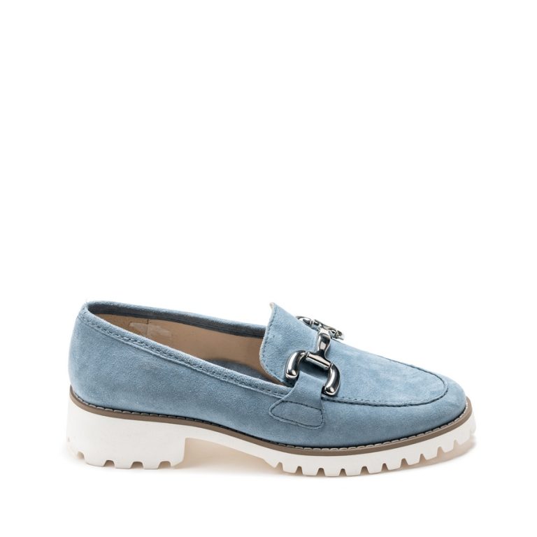 Ženske kožne plitke cipele Ara-12-31237.14f1-2 plave ravne - Creator ...