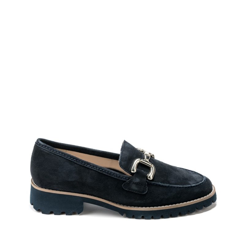 Ženske kožne mokasine Ara-12-31237.02F1-2 plave ravne - Creator obuća ...