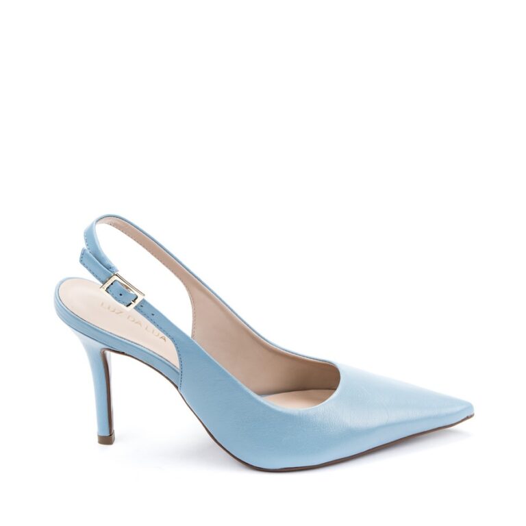 Ženske sandale Luz-da-lua-52950002 svetlo plave na štiklu - Creator ...