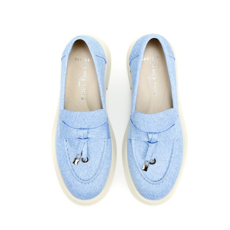 Ženske mokasine Nemca-901-1 plave ravne - Creator obuća Beograd ...