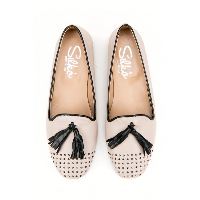 Ženske kožne plitke cipele Silko-PL10 roze ravne - Creator obuća ...