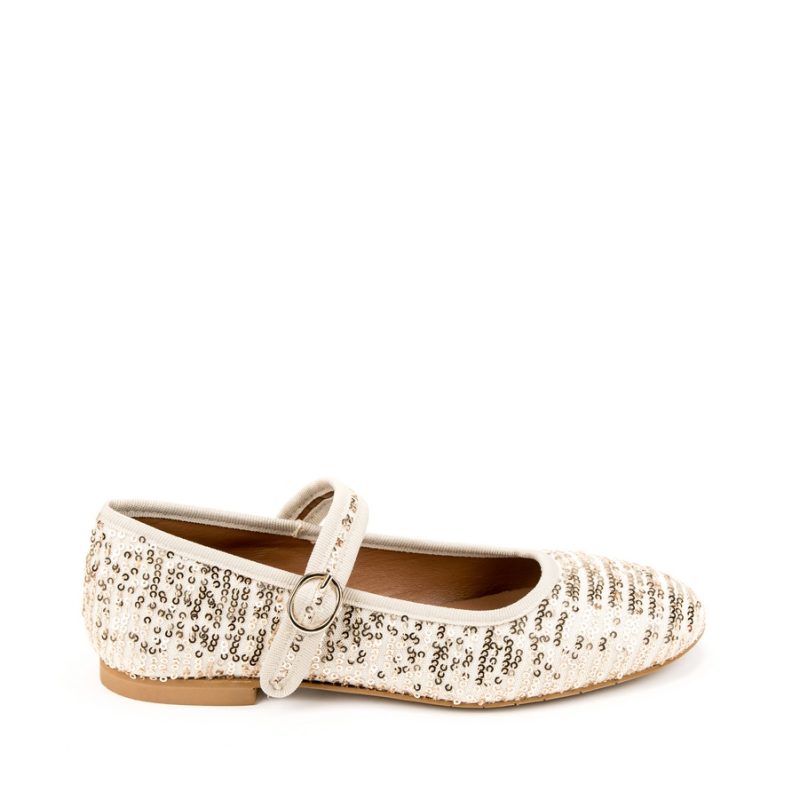 Ženske baletanke Silko-SOLE12 zlatne ravne - Creator obuća Beograd ...